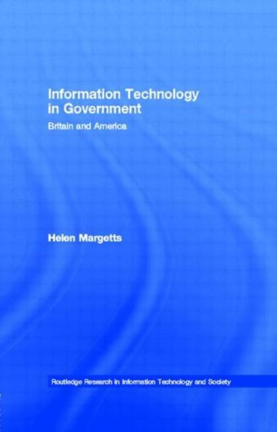 Information Technology in Government, Helen Margetts | 9780415174824 ...