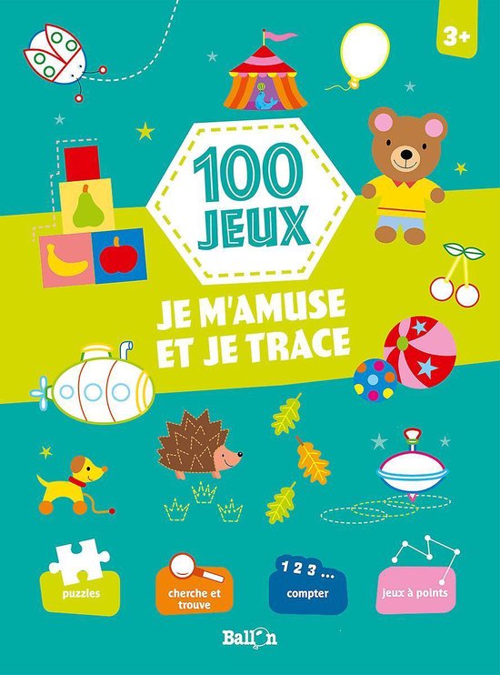 100 jeux - Je m'amuse et je trace 3+ | 9789403211794 | Boeken | bol.com