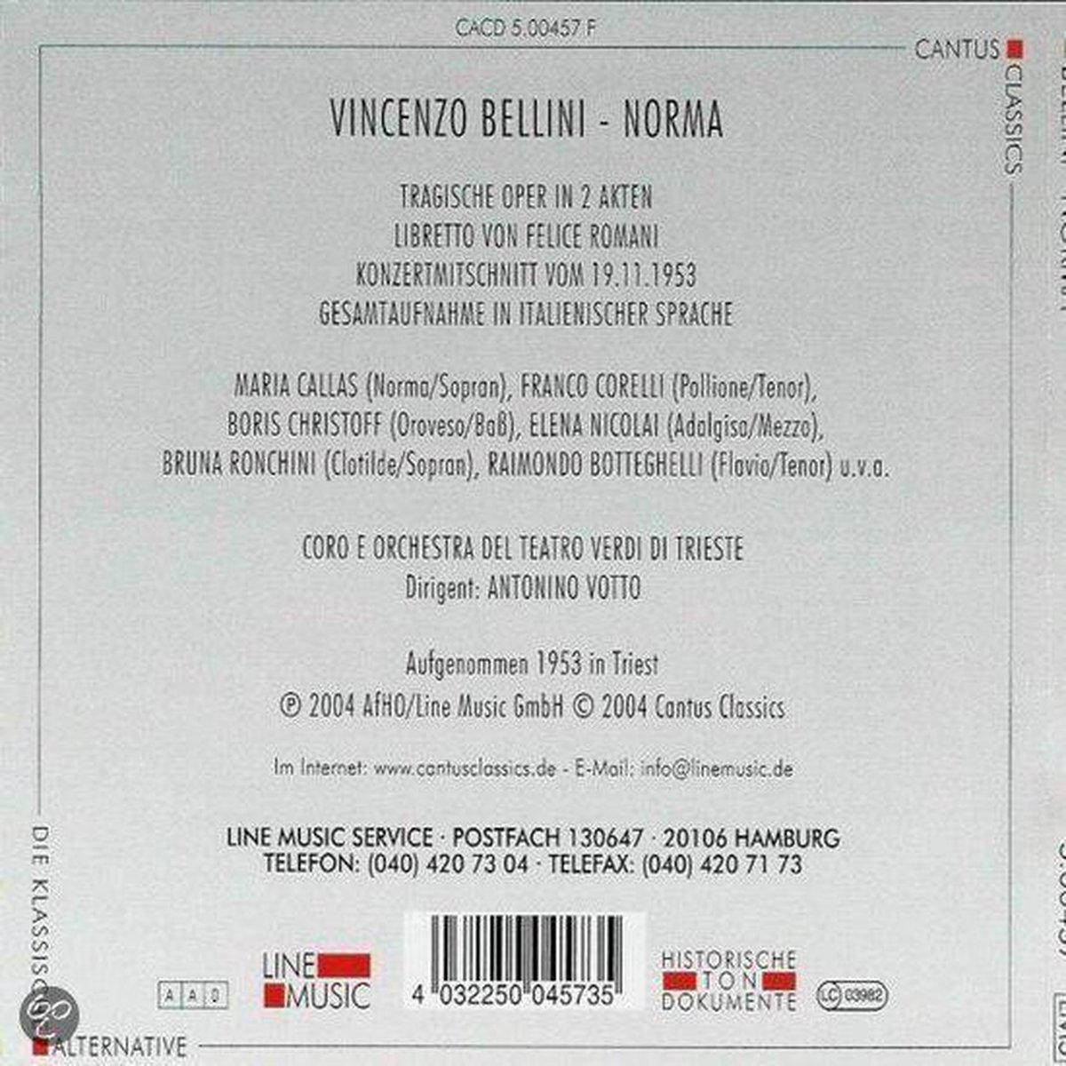 Norma, V. Bellini | CD (album) | Muziek | bol