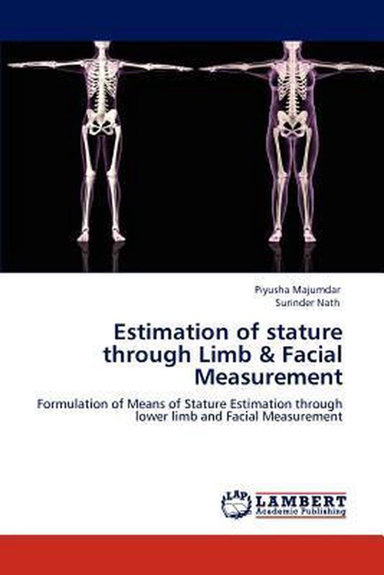 Estimation of stature through Limb & Facial Measurement | 9783846511947 ...