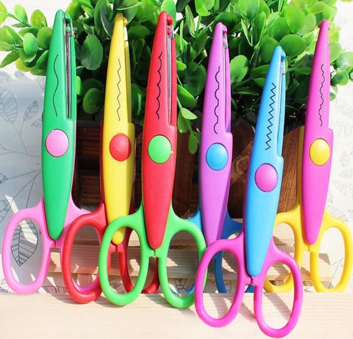Kartelschaar - 6 stuks kartelschaar set voor kinderen - Kinderschaar ...