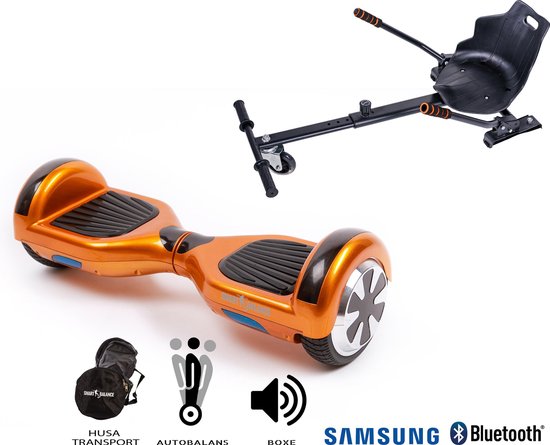 Pakket Hoverboard Regular Orange + Hoverseat, Smart Balance™ Premium ...