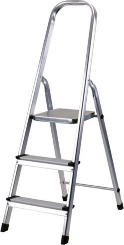 Trapladder Aluminium 3 Treden | bol