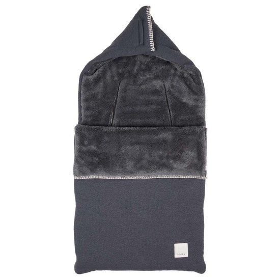 Koeka Chancelière de siège auto 0+ 3/5 points teddy Runa - dark grey | bol Koeka Chancelière de siège auto 0+ 3/5 points teddy Runa - dark grey | bol