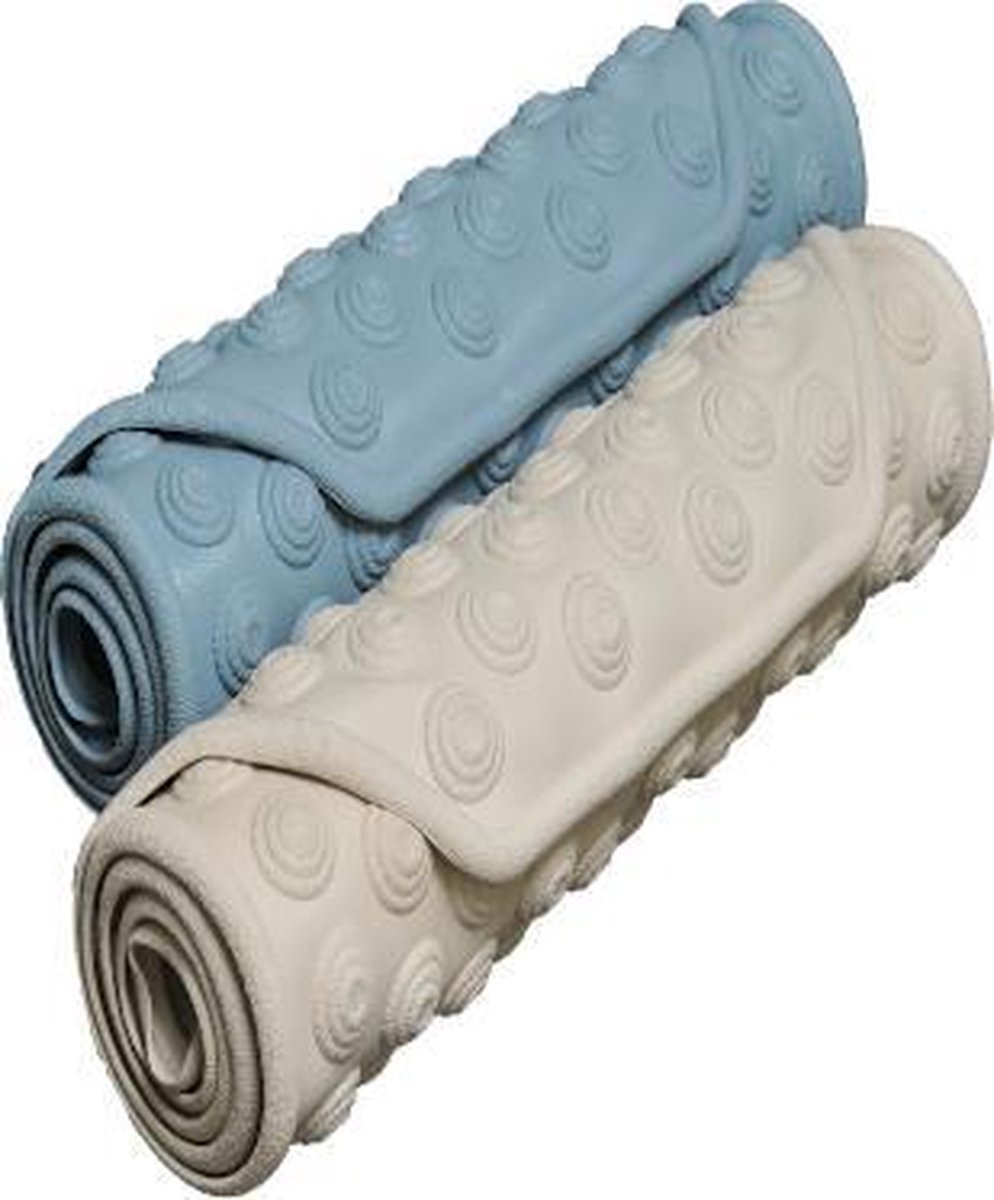 Anti-slip Badmat Extra Lang 103 cm x 40 cm - Blauw | bol
