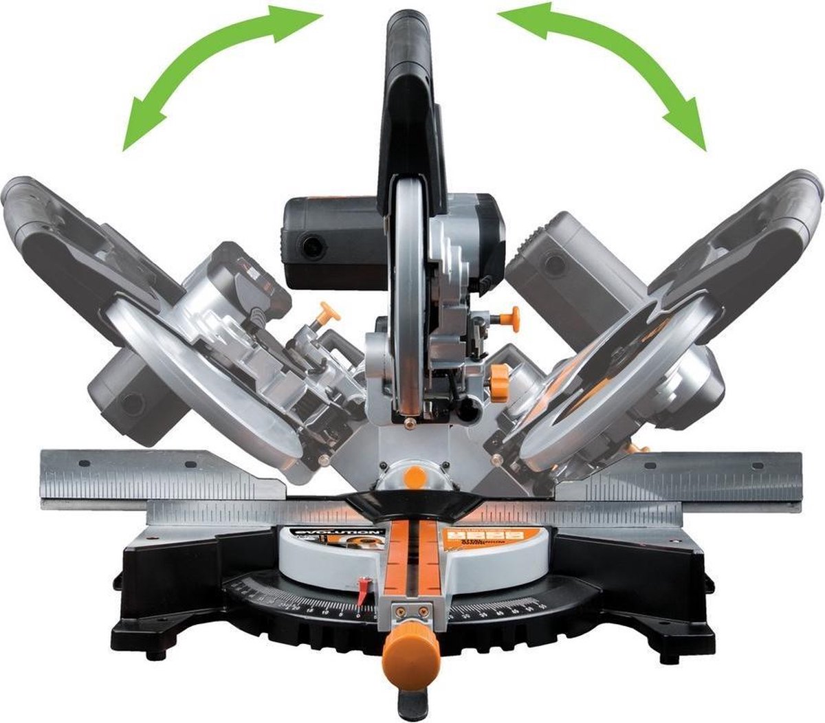 Evolution Rage 3-DB 230V 255mm zaagblad | bol