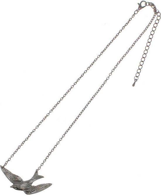 Zac's Alter Ego Ketting Swallow Zilverkleurig | bol.com