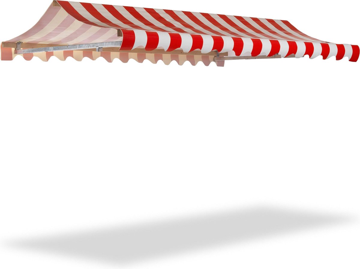 Dakzeil marktkraam - Rood/wit | 2 meter | bol.com
