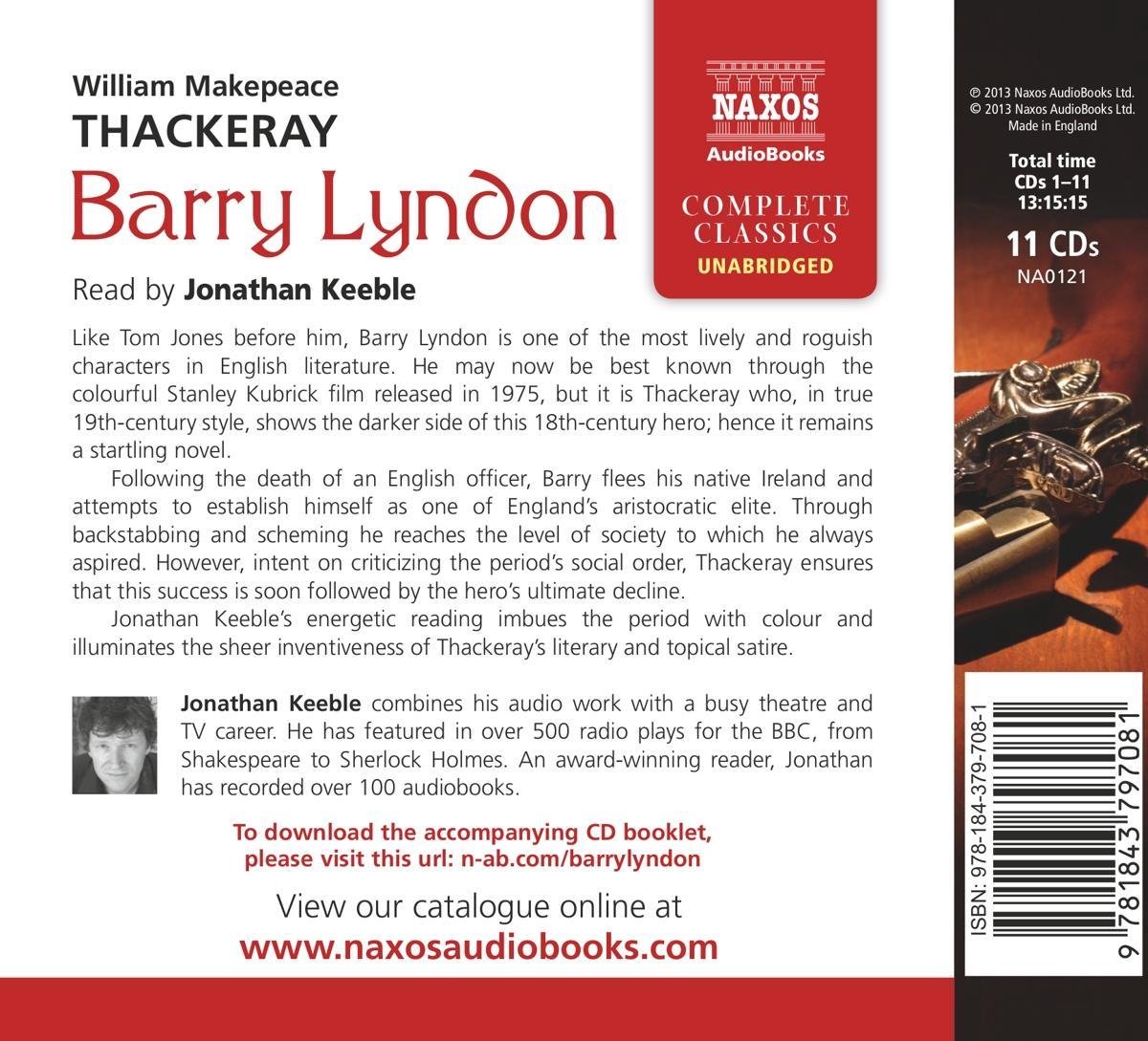 Jonathan Keeble - Thackeray: Barry Lyndon (11 CD), Jonathan Keeble ...