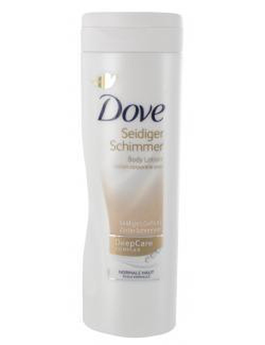 Dove Seidiger Schimmer Body Lotion - 400ml | bol