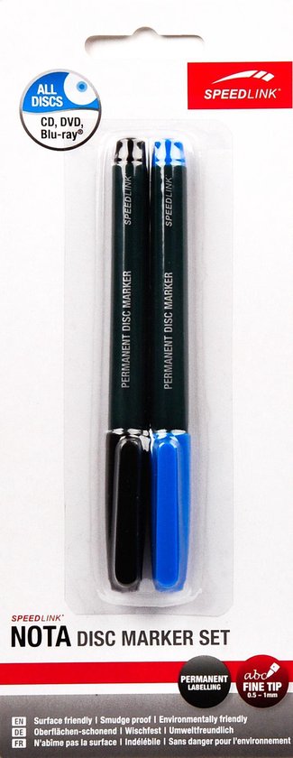 Speedlink Disc Marker Set Zwart & Blauw | bol.com