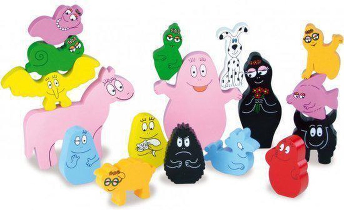 Barbapapa stapel spel van hout | bol.com