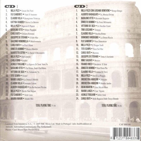 Various - Cafe Roma, Various | CD (album) | Muziek | bol.com