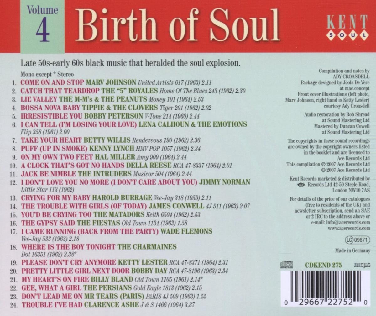 Birth Of Soul Vol.4, various artists | CD (album) | Muziek | bol