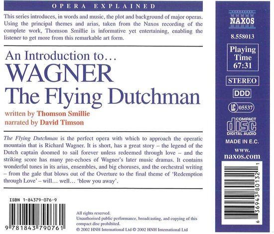 Various Artists - Introduction To The Flying Dutchman (CD), David ...