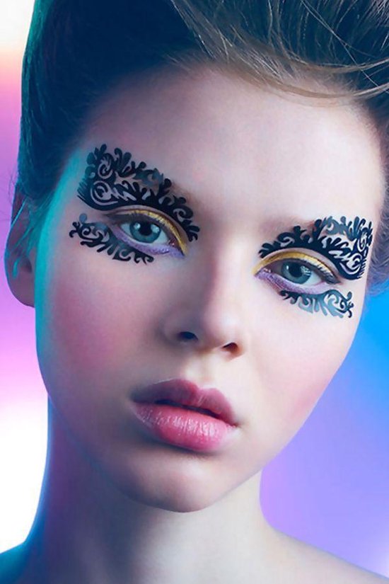 Face-lace Featherette sticker voor het gezicht | bol.com