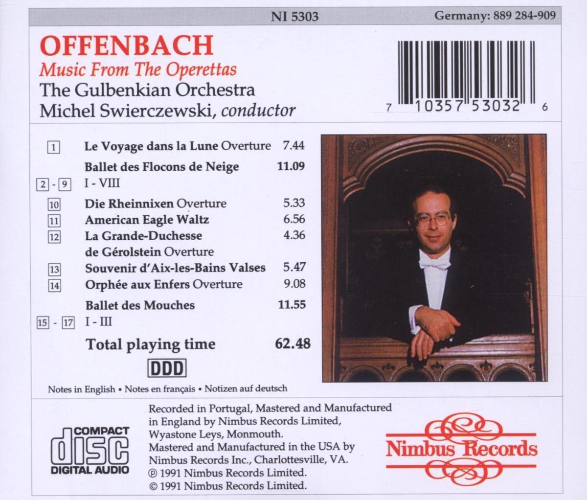 Gulbenkian Orchestra, Michel Swierczewski - Offenbach: Music From The ...