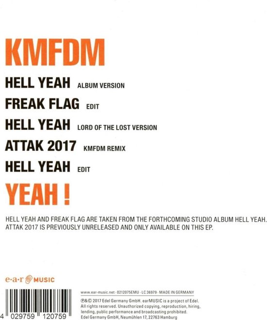 Yeah !, Kmfdm | Muziek | bol