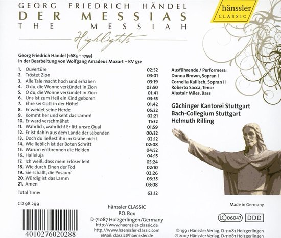 Gächinger Kantorei Stuttgart, Bach-Collegium Stuttgart, Helmuth Rilling ...