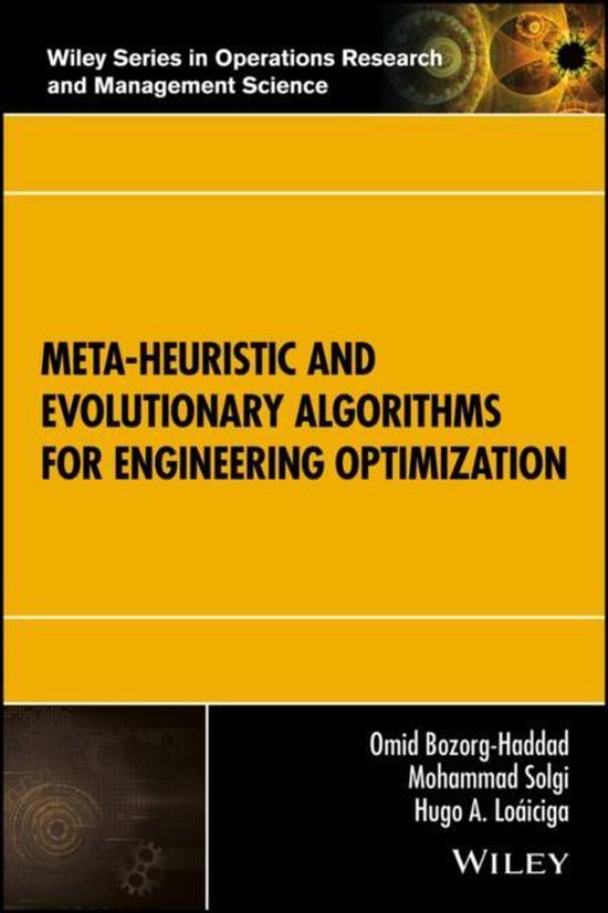 Meta-heuristic and Evolutionary Algorithms for Engineering Optimization |... | bol.com