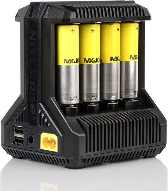 Nitecore Intellicharge i8 - Intelligente Batterijlader | bol