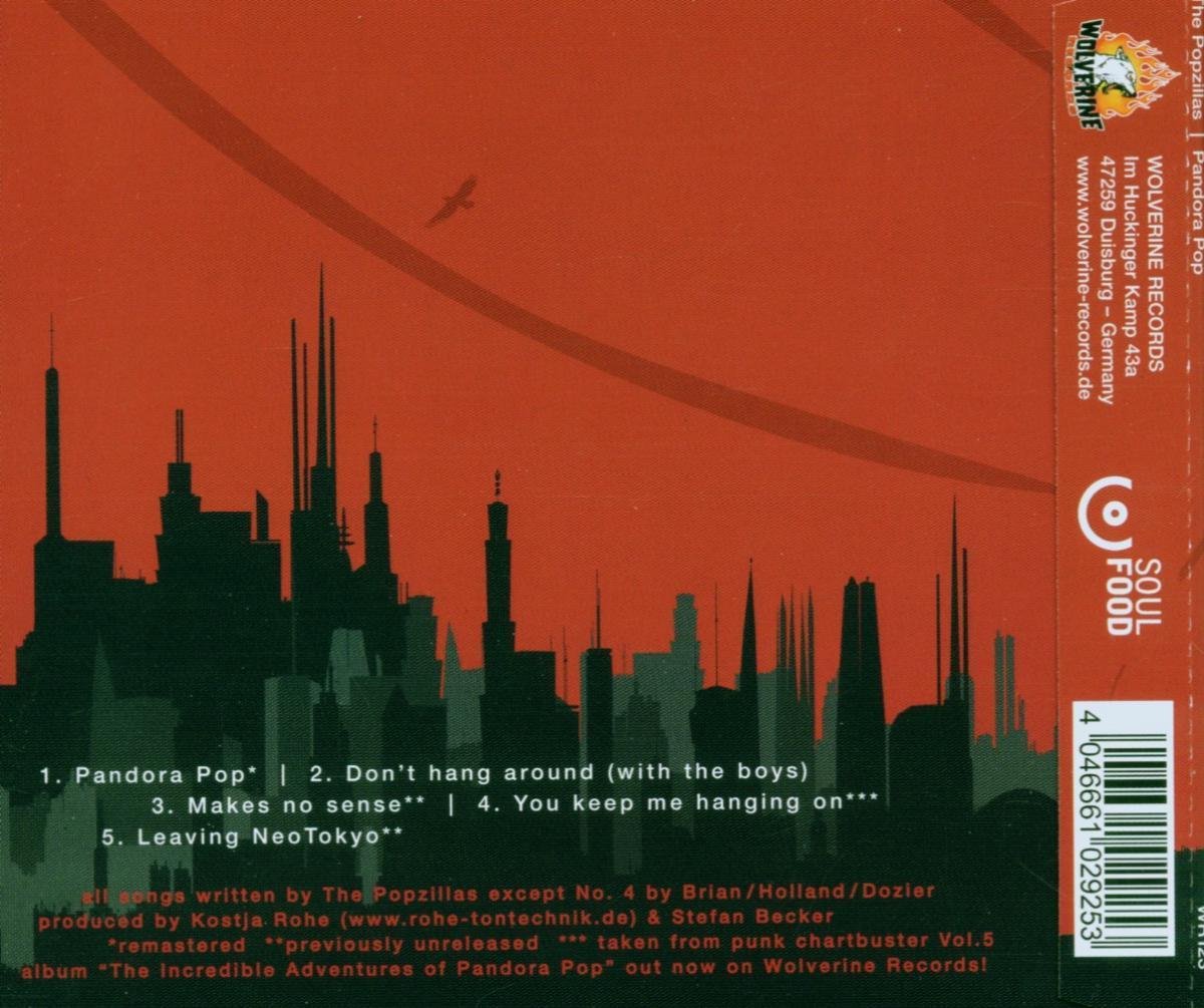 Popzillas - Pandora Pop (5" CD Single), Popzillas | Muziek | bol.com