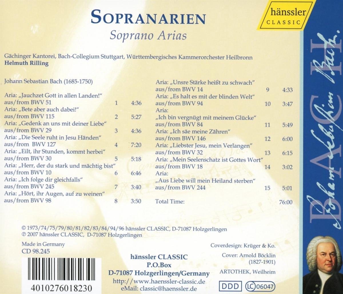 Gächinger Kantorei Stuttgart, Bach-Collegium Stuttgart, Helmuth Rilling ...