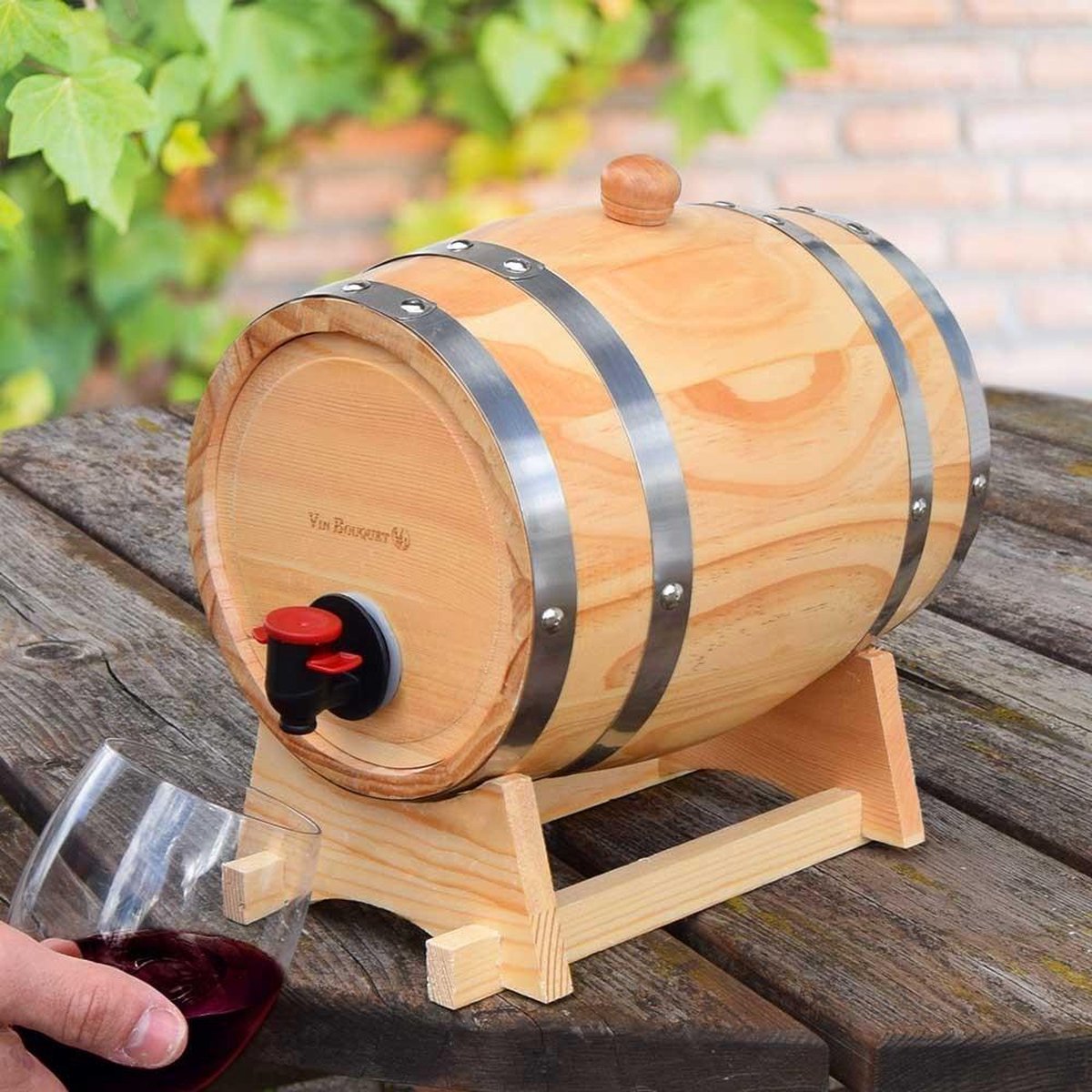 Mini Wine Barrel 3L Tonneau en bois | bol.com