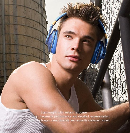 OVLENG BT808 Goud - Draadloze Koptelefoon & Bluetooth Speaker | bol