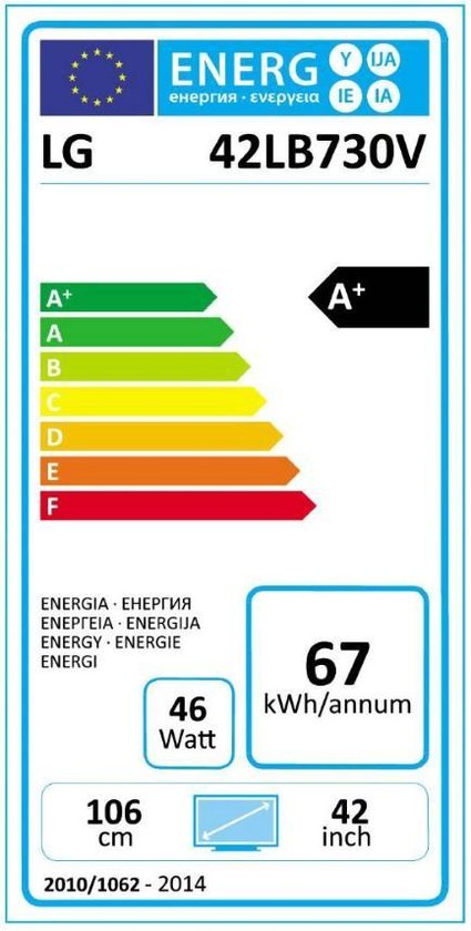LG 42LB730V - 3D led-tv - 42 inch - Full HD - Smart tv | bol