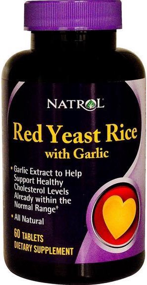 Rode gist rijst met knoflook (60 tabletten) - Natrol | bol.com