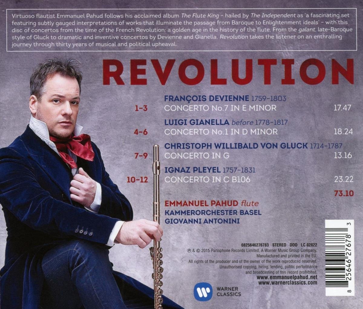 Revolution - Flute Concertos, Emmanuel Pahud | CD (album) | Muziek ...