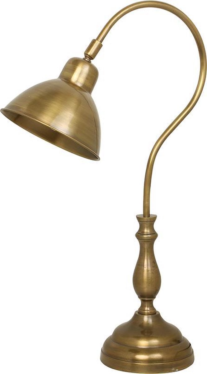 Light Living Bureaulamp Goa 10x49 cm Antiek Brons | bol.com