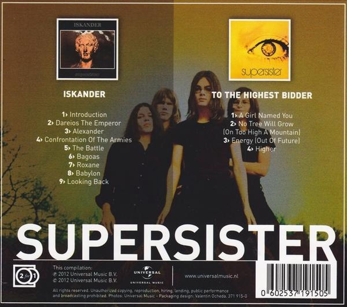 Iskander/To the Highest Bidder, Supersister | CD (album) | Muziek | bol.com