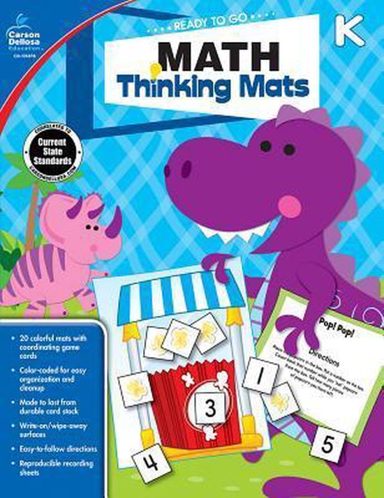 Math Thinking Mats, Grade K | 9781483830797 | Boeken | bol.com