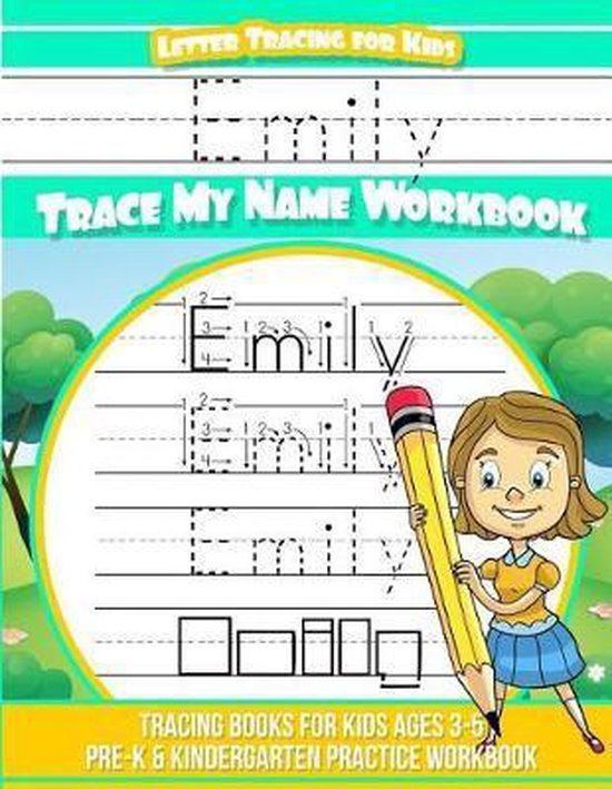 Emily Letter Tracing for Kids Trace my Name Workbook, Emily Books ...