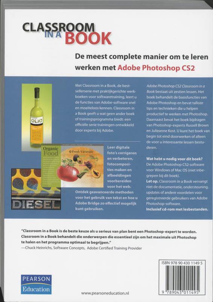 Adobe Photoshop Cs2 Classroom In A Book + Cdrom, Creative Team Adobe ...