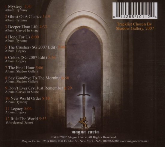 Prime Cuts, Shadow Gallery | CD (album) | Muziek | bol