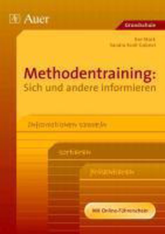 Methodentraining: Sich und andere informieren, Ilse Stork | 9783403049012 | Boeken | bol