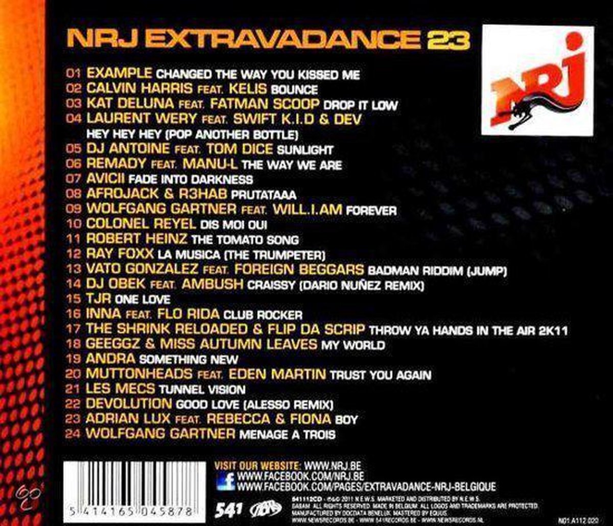 NRJ Extravadance Volume 23, various artists | CD (album) | Muziek | bol.com