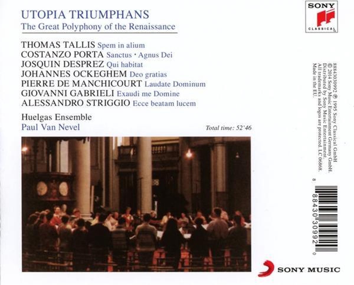 Utopia Triumphans: The.., Paul Van Nevel | CD (album) | Muziek | bol.com