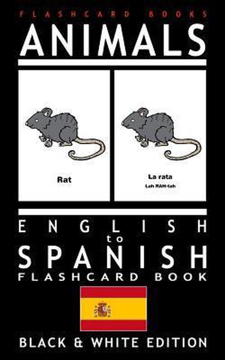 Spanish Flashcards- Animals - English to Spanish Flashcard Book ...