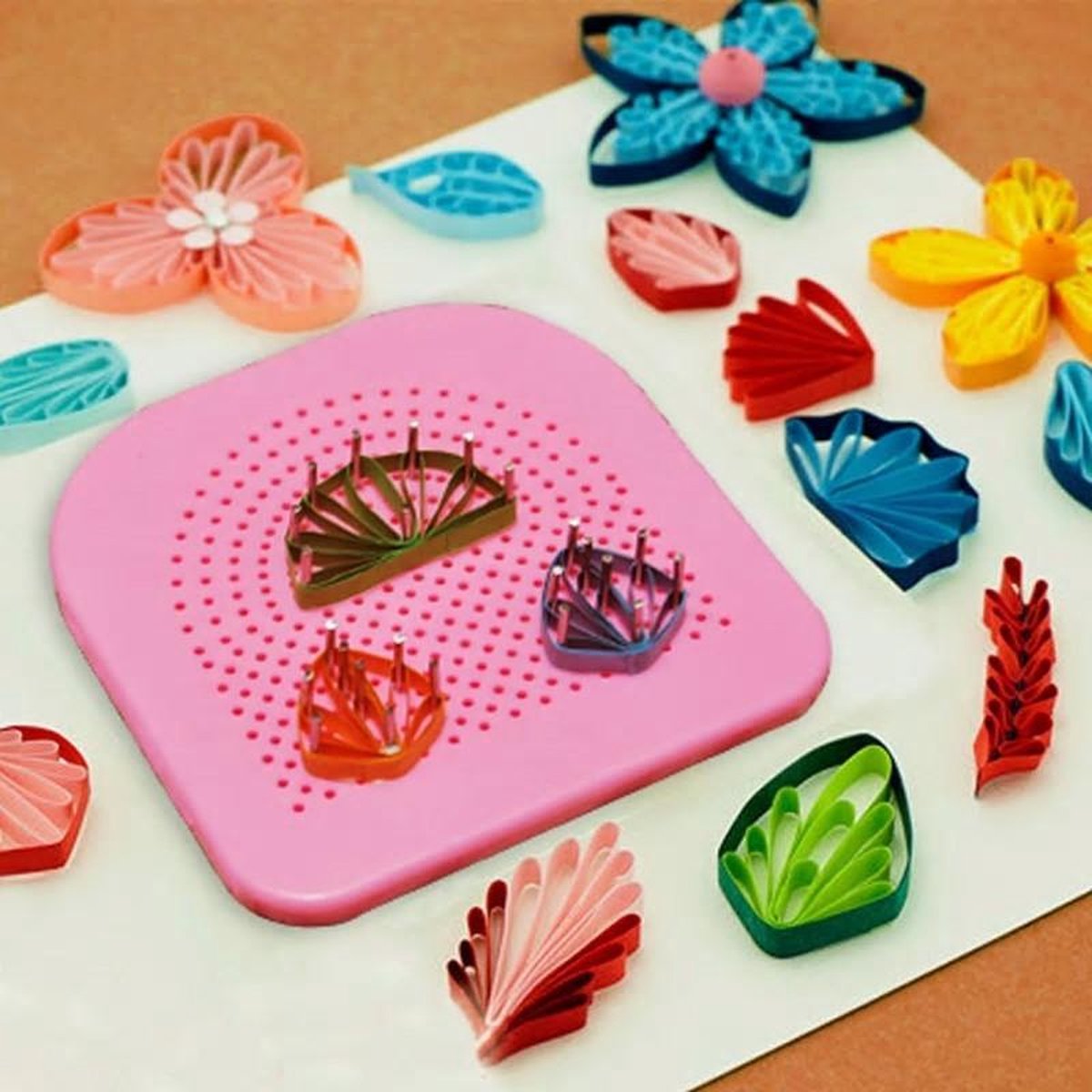 Quilling tool - Filigraan papier hulp - Plateau met pinnetjes | bol.com