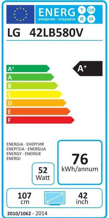 LG 42LB580V - 42 inch Full HD Smart LED TV | bol