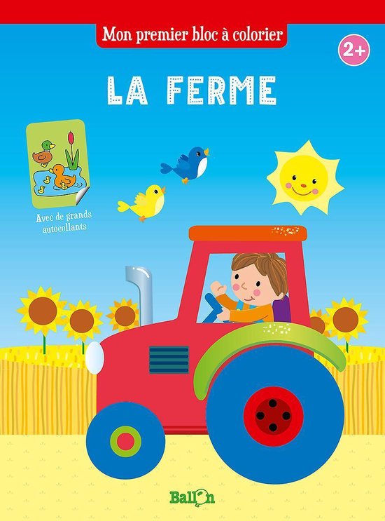 Mon premier bloc à colorier : La ferme | 9789403206974 | Boeken | bol