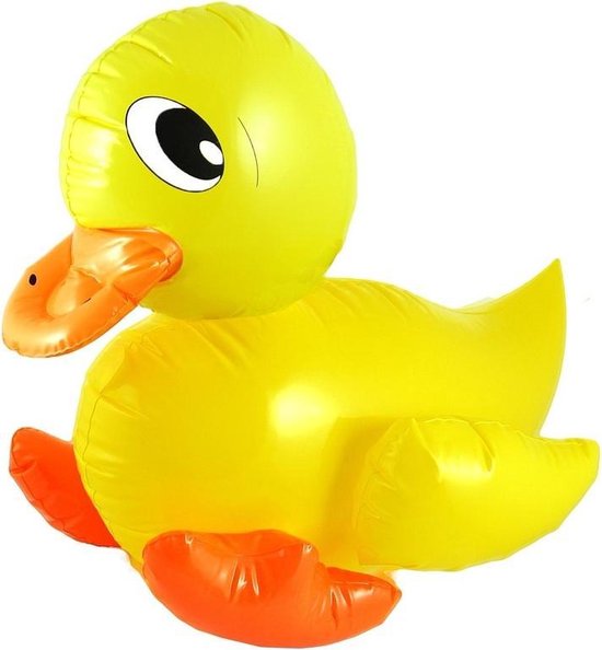 Opblaasbare eend 42 cm - Opblaas dieren speelgoed | bol