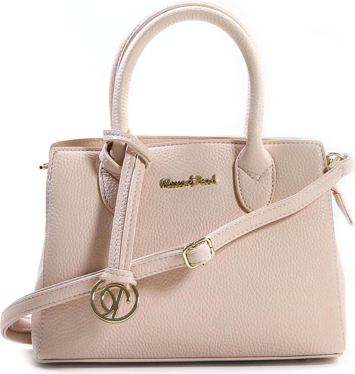 Kisses of Pearl - 3 vakken - Afneembare riem - Handig formaat - Handtas ...