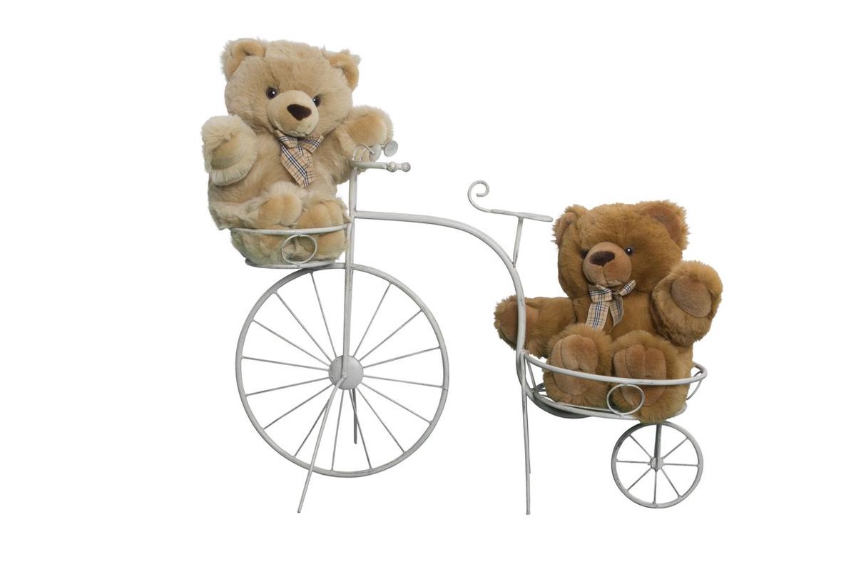Metalen planten staander - model fiets | bol.com