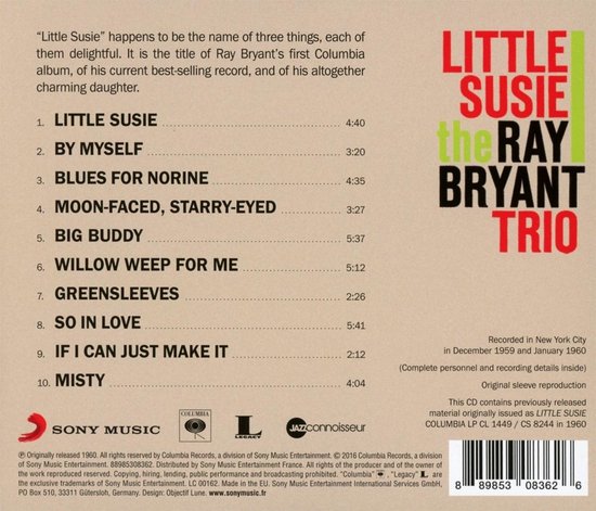 Little Susie, Ray Bryant | Muziek | bol