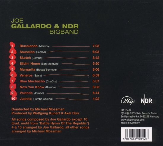Latin Jazz Latino, Joe Gallardo & the NDR Big Band | Muziek | bol